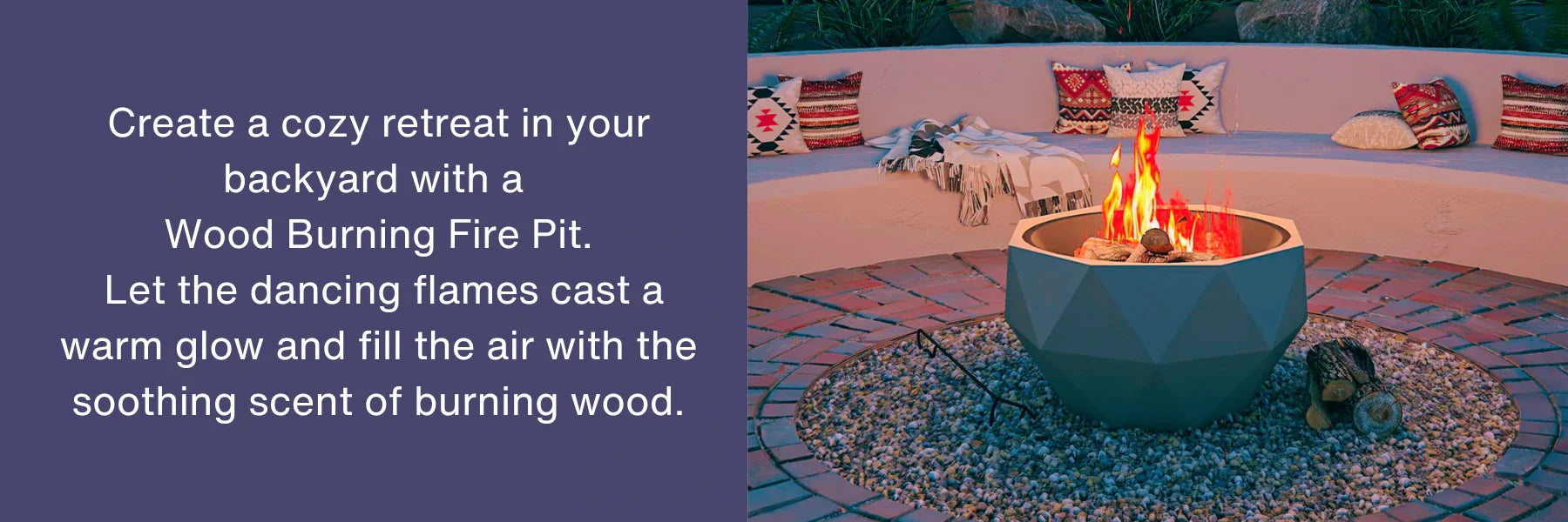 Wood Burning Fire Pit | Outdoor Fire Pits | Lux Yard and Homes
