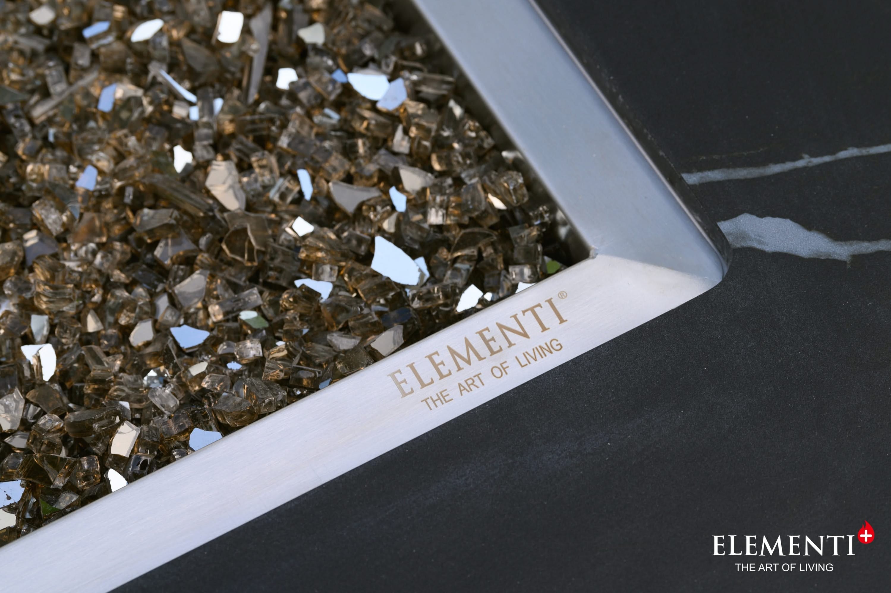 Elementi Plus Varna Porcelain Fire Table | Lux Yard and Homes